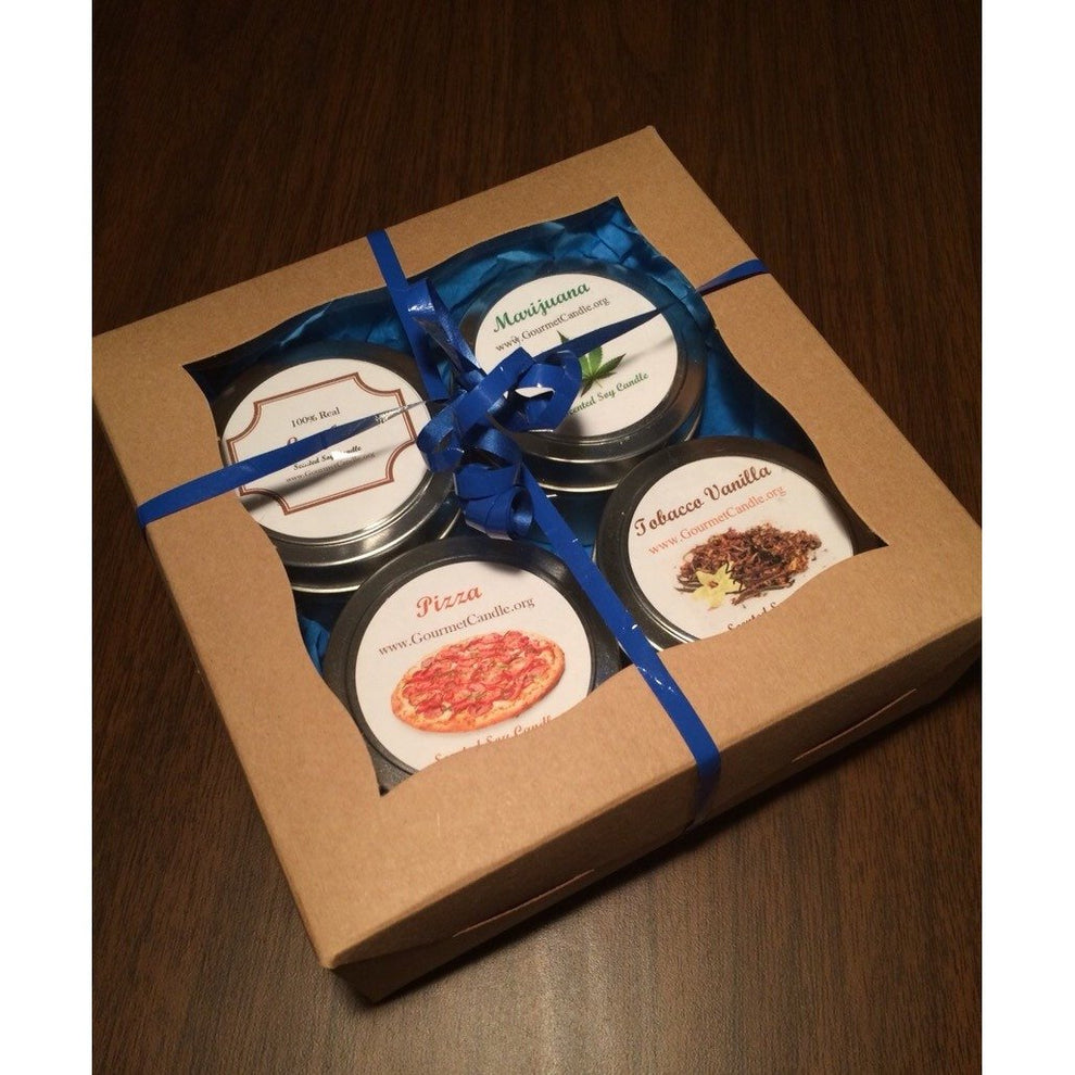 Candle Gift Box - Candle Gift Set - Gift Box for Candle Tins – Gourmet ...